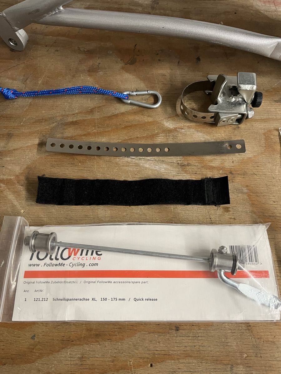 FollowMe Velo-Tandemkupplung, komplett Set direkt für Woom 3 (Gebraucht ...