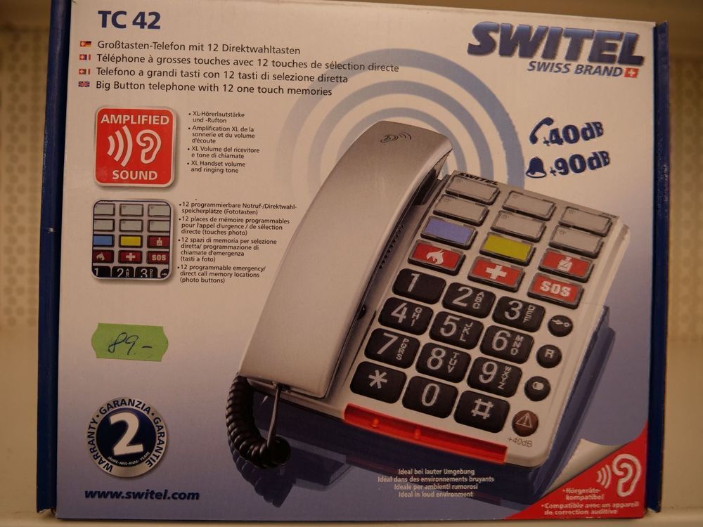 Switel Dect 57 mit Notfalltasten | Kaufen auf Ricardo