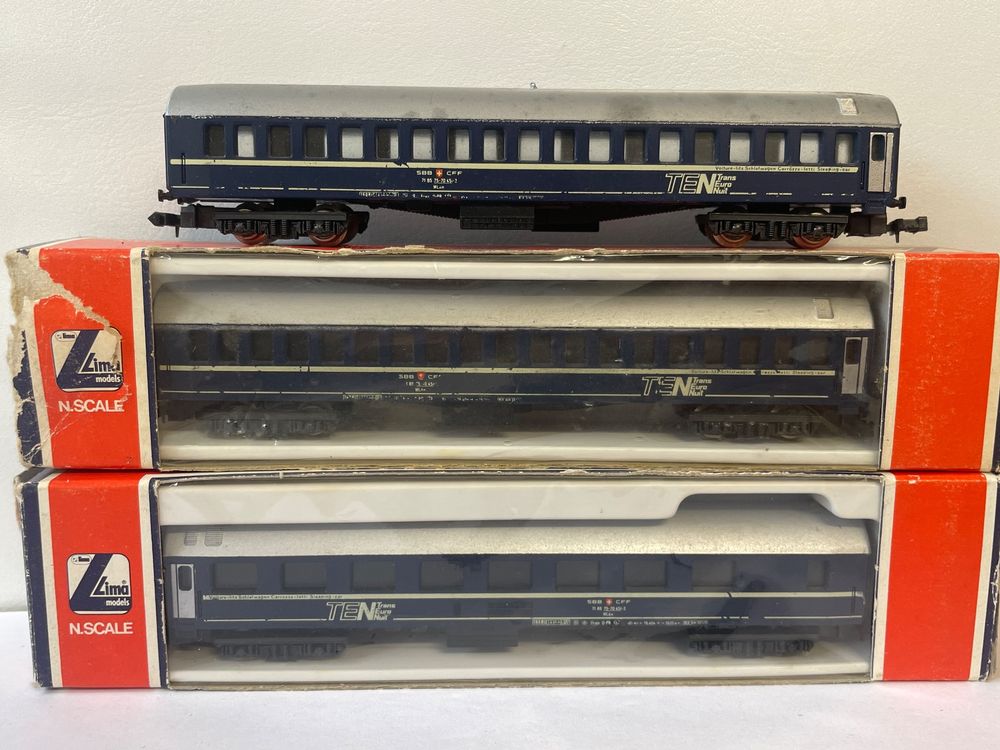 Lima 320360 3x SBB Schlafwagen TEN, Spur N (Gebraucht) in Wilderswil für CHF 18 – mit Lieferung ...