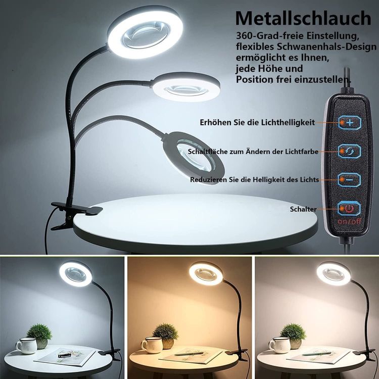 Lupenleuchte Licht Mit StäNder Dimmbar (Neu (gemäss Beschreibung)) in Thun für CHF 24.5 – mit ...