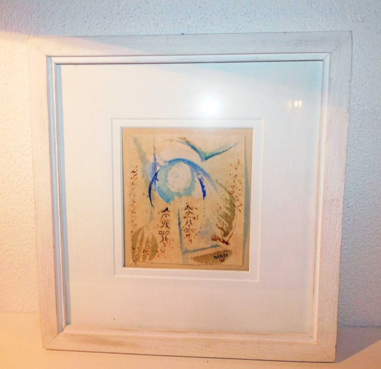 Neue Fundschätze Kunst Aquarell M Büsser - signiert 1978 | Kaufen auf Ricardo