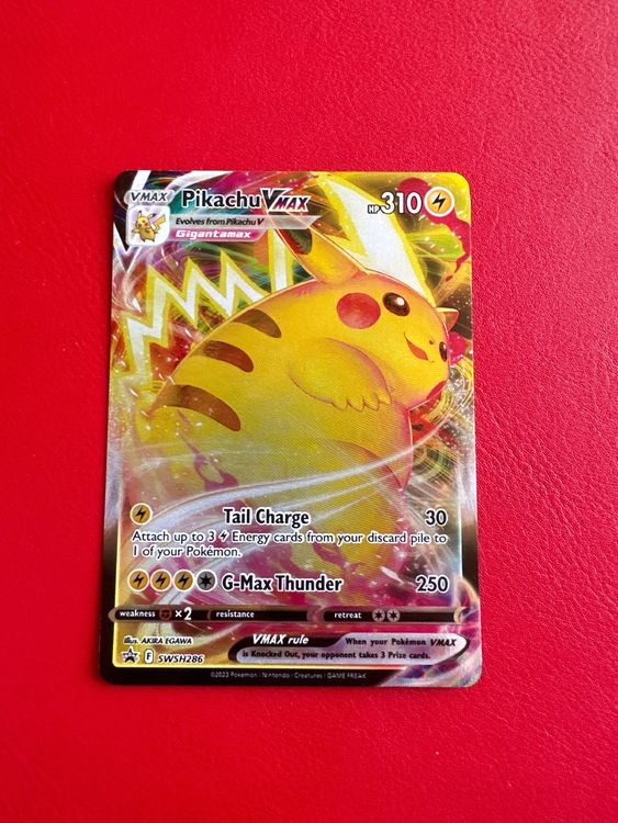 Pokemon Pikachu VMAX promo selten Top Zustand Top | Kaufen auf Ricardo