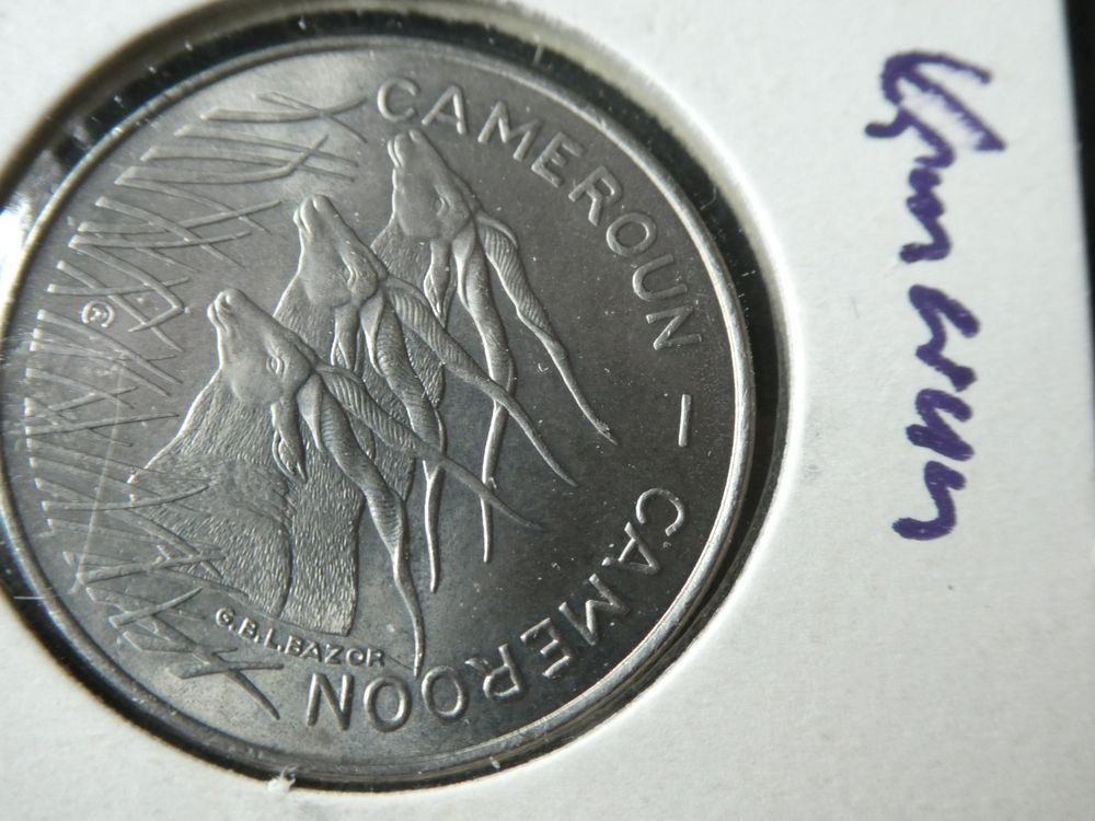 Cameroun 1975, 100 Francs (Gebraucht) in Hinterforst für CHF 1 – mit Lieferung auf Ricardo kaufen