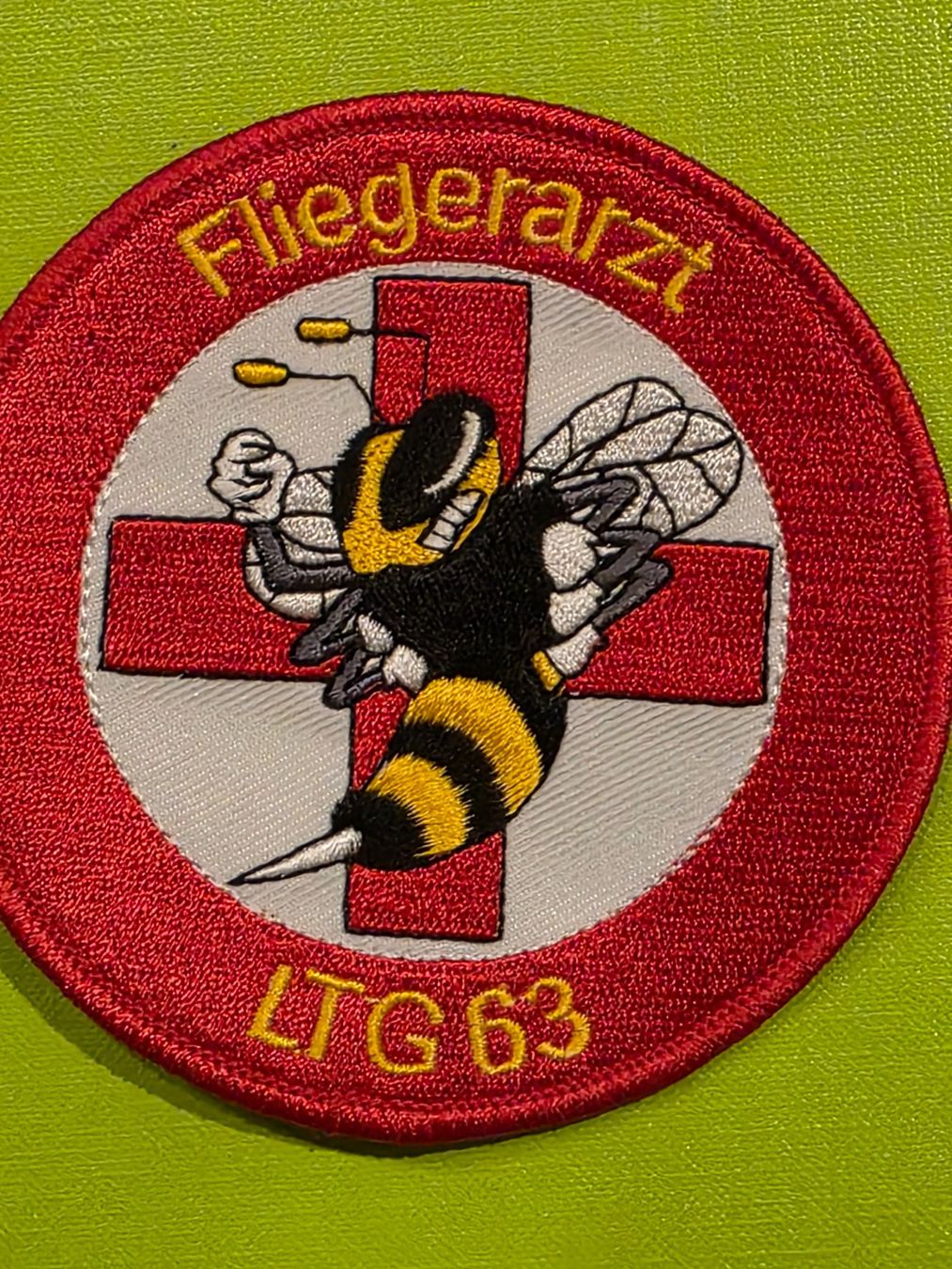 Fliegerarzt LTG 63 Patch, neuwertig, Top Zustand! Sammler... (Neu ...