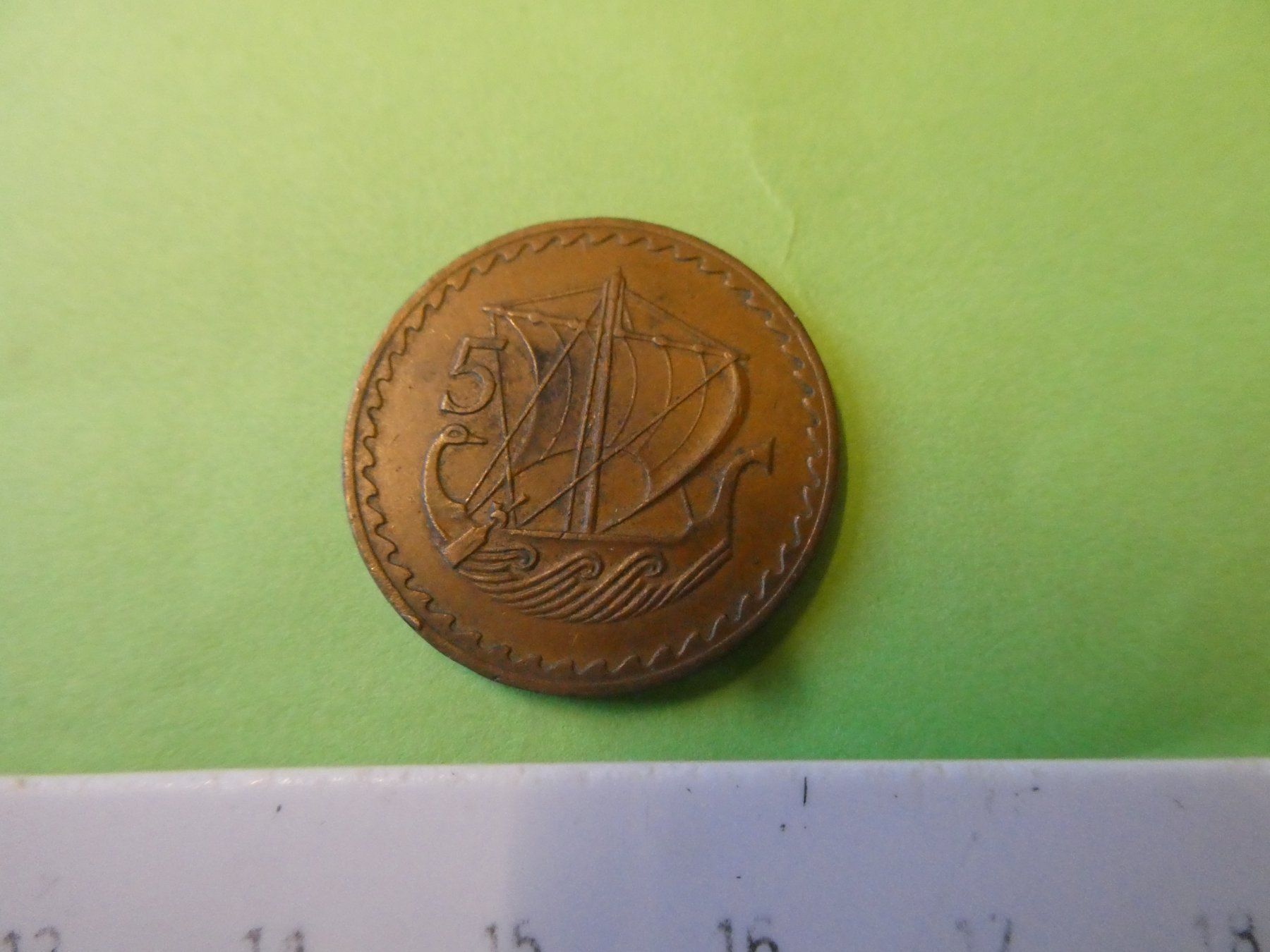 Zypern 1963, 5 Cents (Gebraucht) in Hinterforst für CHF 1 – mit ...