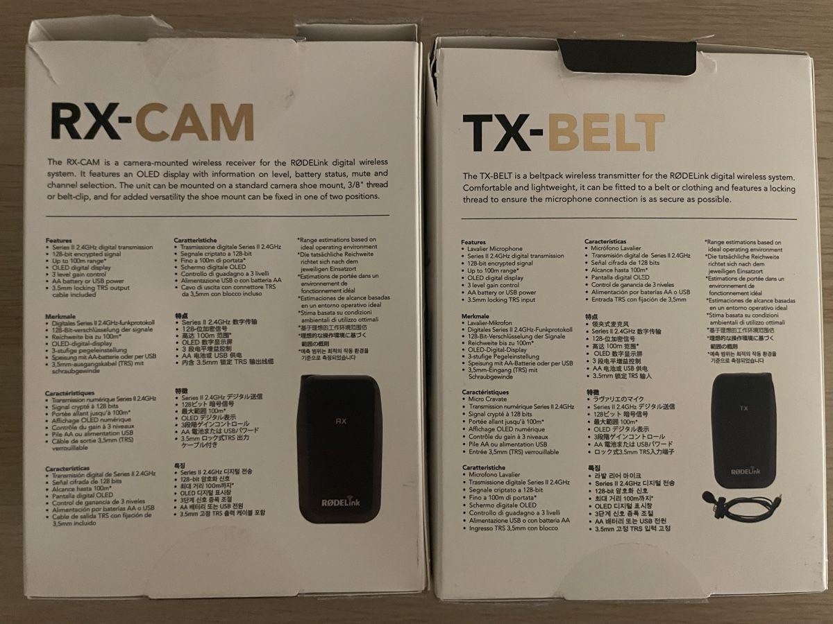 RODE Filmmaker Kit Funkmikrofon Set (RX-CAM, TX-BELT) (Neu (gemäss ...