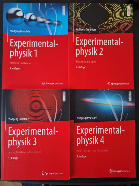 Demtröder Experimentalphysik 1-4 | Kaufen auf Ricardo