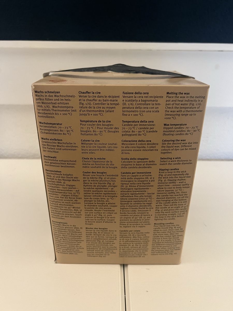 Paraffin/Stearin Kerzenrohstoff - 2.5 kg (Neu und originalverpackt) in ...