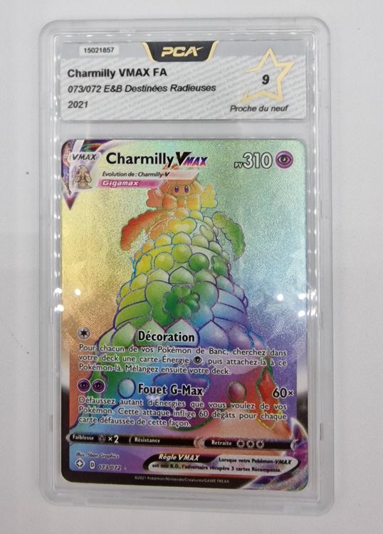 Charmilly Vmax FA 073/072 Destinées radieuses 2021 PCA 9 (Gebraucht) in ...