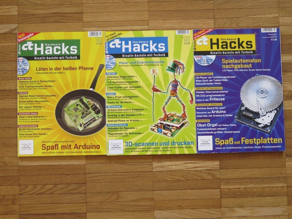 Arduino - Raspberry - c't Make: - 2012 bis 2021 - 31 Hefte (Gebraucht ...