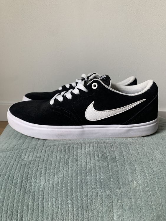 Nike SB Check solarsoft Sneaker Gr. 39, schwarz weiss (Neu (gemäss ...