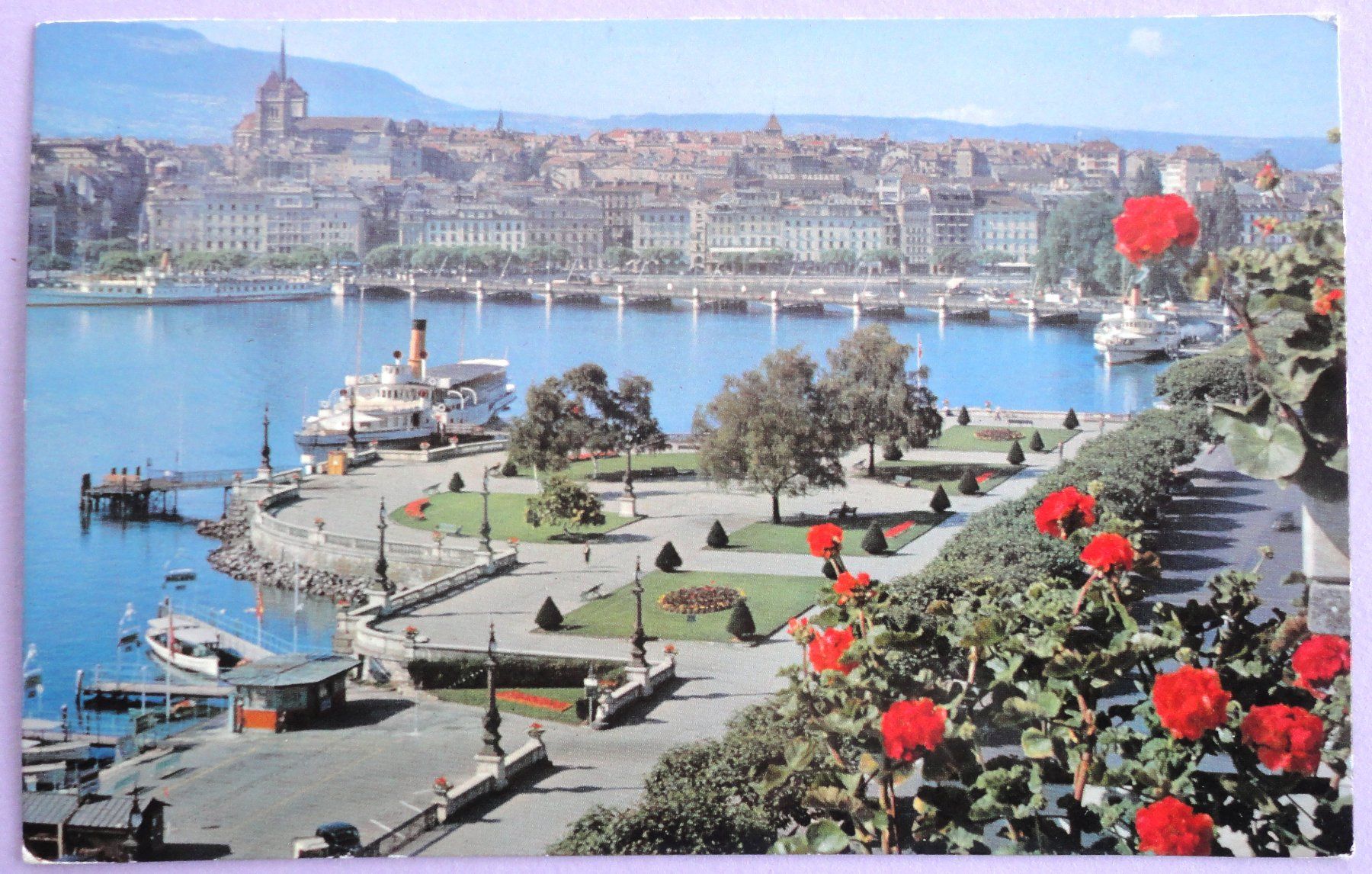Genève - Le quai du Mt-Blanc et la ville (D'occasion) à Fétigny pour ...