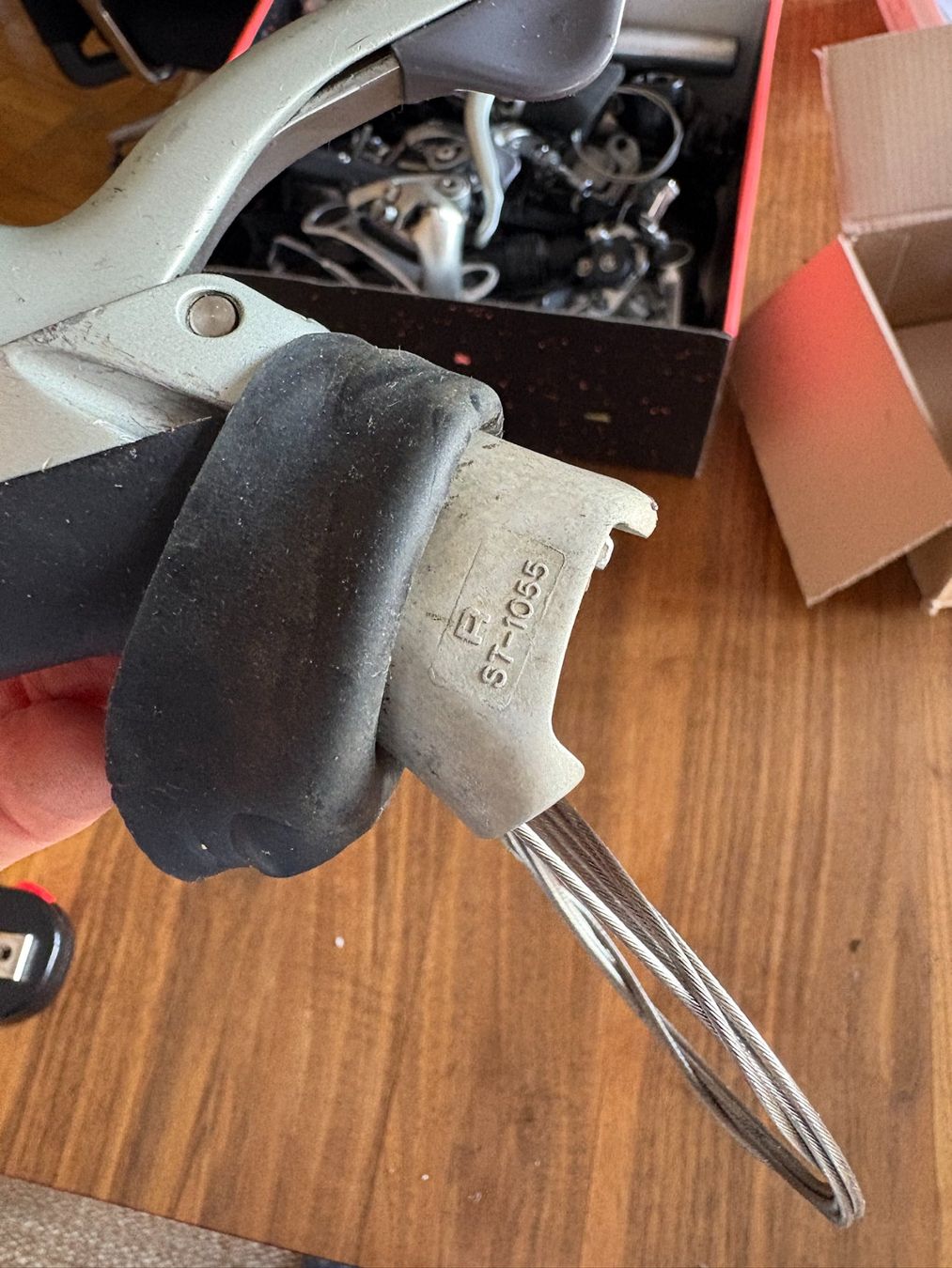 Shimano 105 STI brems-schalthebeln ST-1055 Triple 8s (Gebraucht) in ...