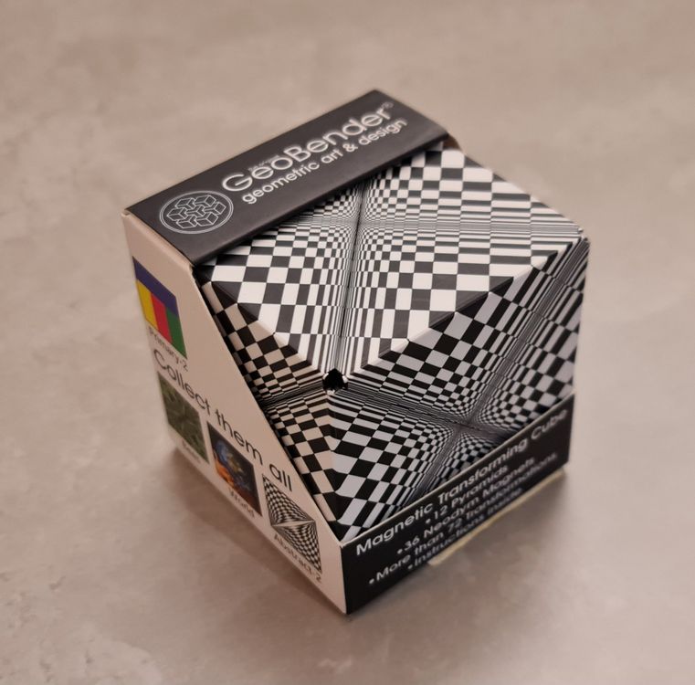 Magnetic Transforming Cube, GeoBender geometric Art & Design (Neu ...