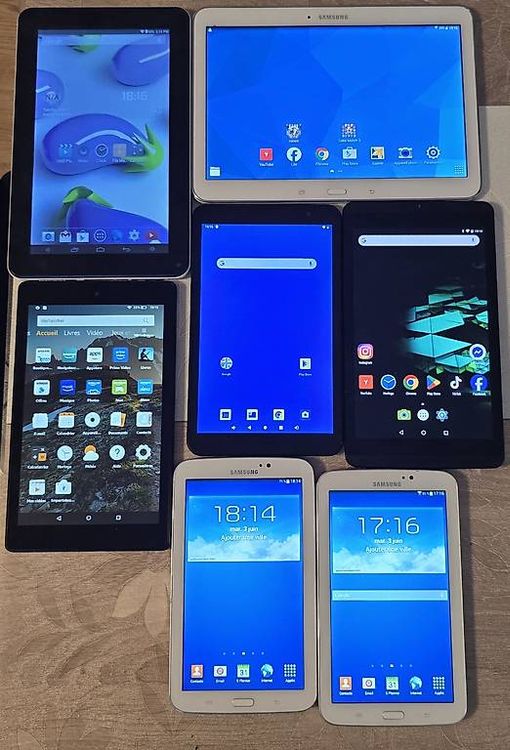 7 tablettes Android en bon état-Idéal pour l'export (D'occasion) à ...