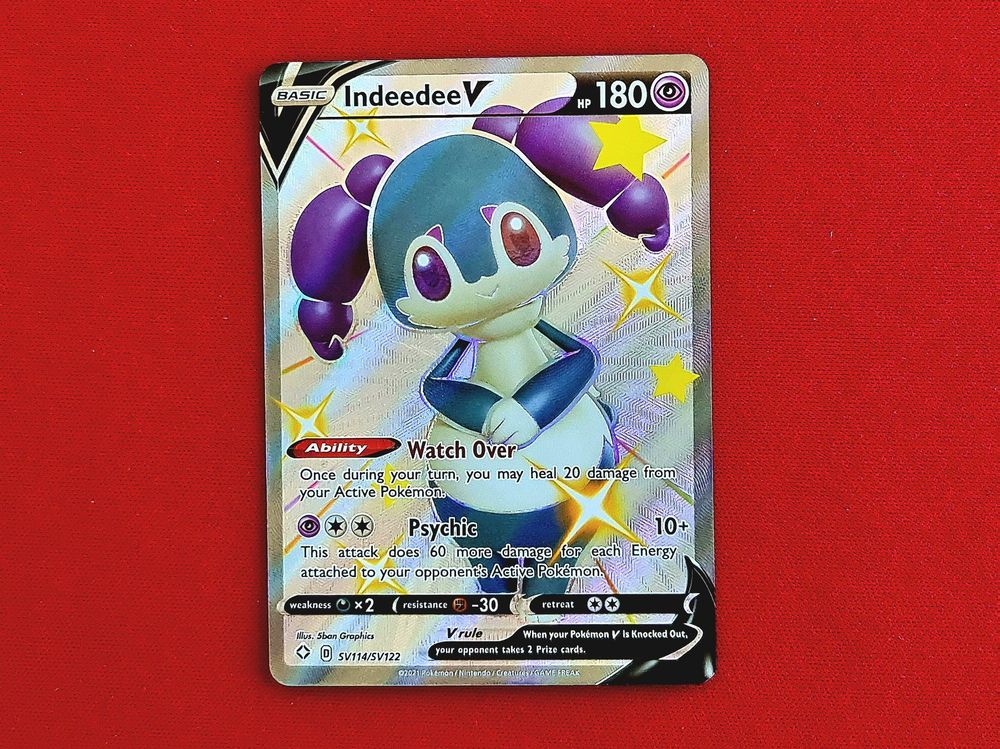 Shiny Indeedee V Fullart Shining Fates - EN - (MINT) (Gebraucht) in ...