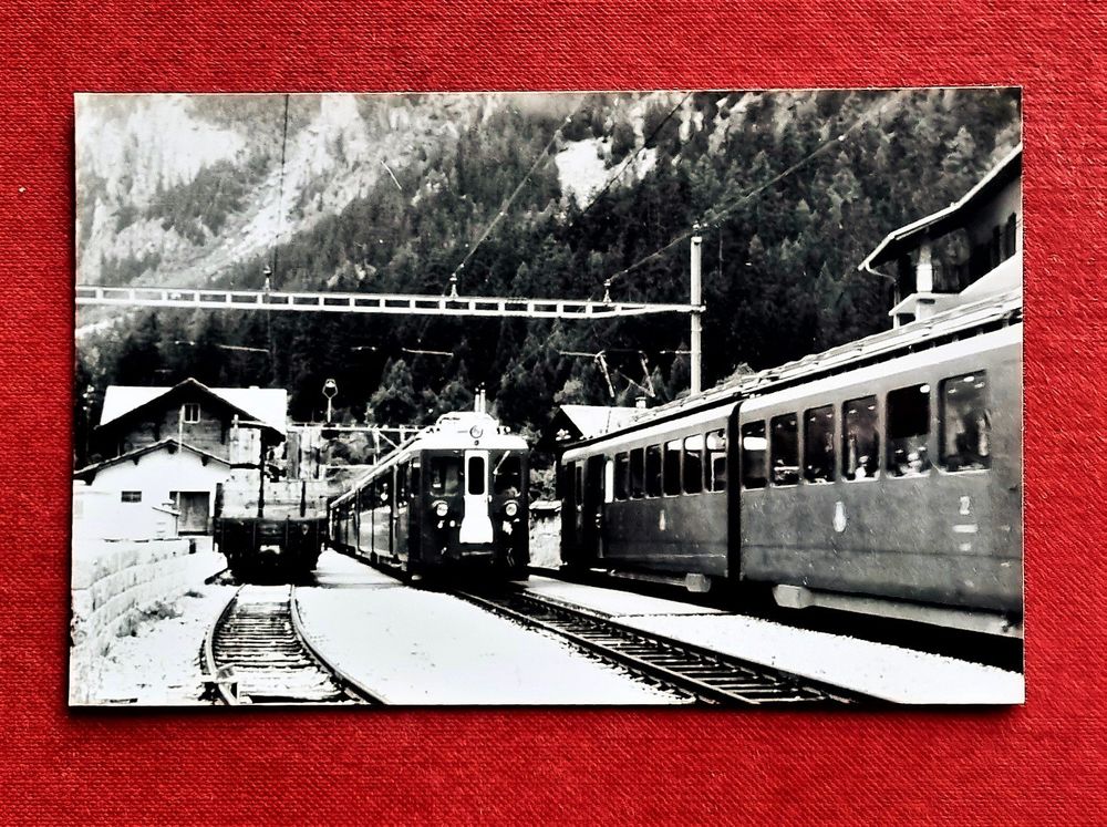 St. Niklaus - Gare - Bahnhof - Chemin de Fer BVZ - 1968 | Kaufen auf Ricardo