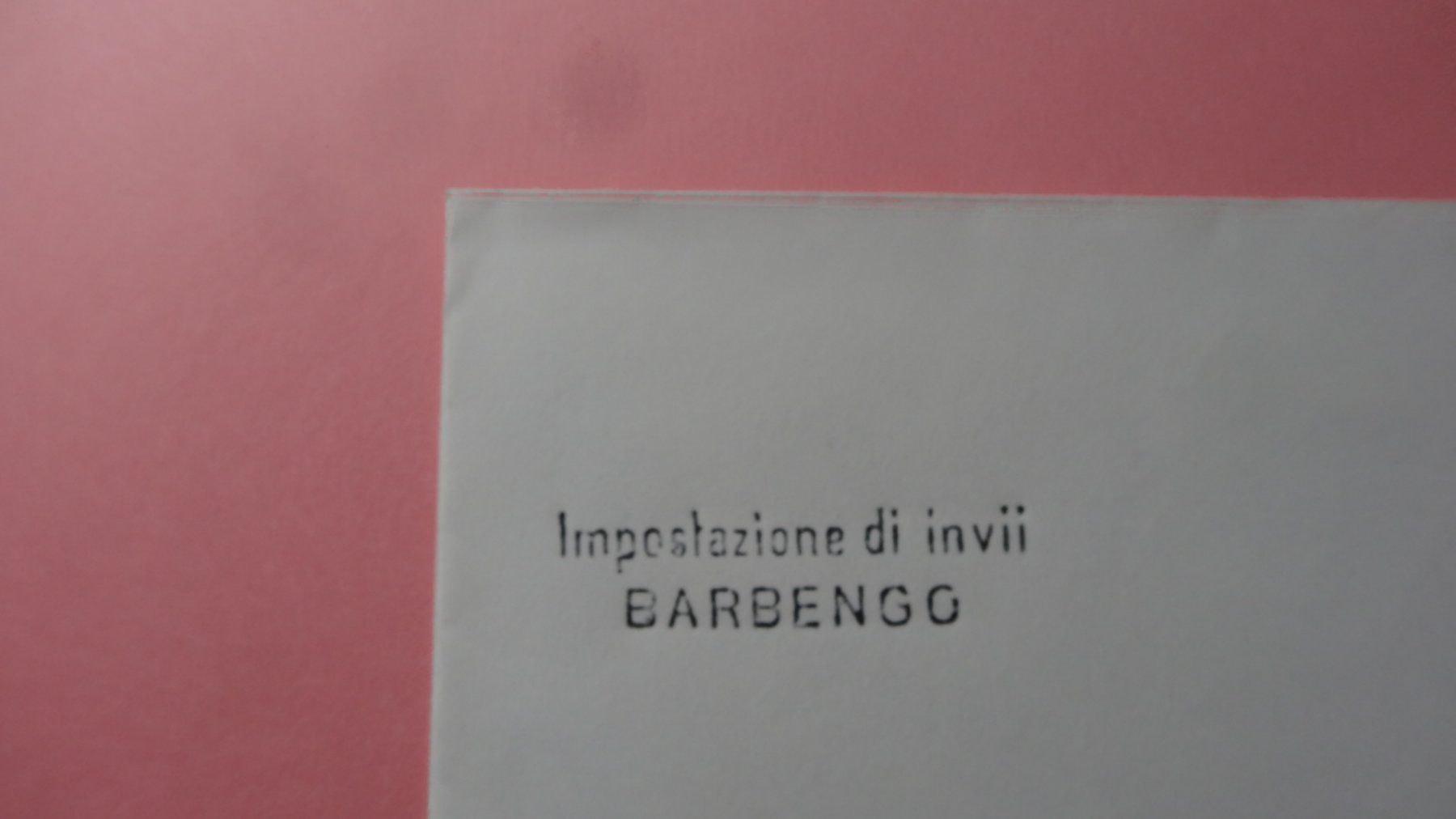 BARBENGO / TI Impostazione di invii 30.GIU. 1979 15 (Gebraucht) in ...