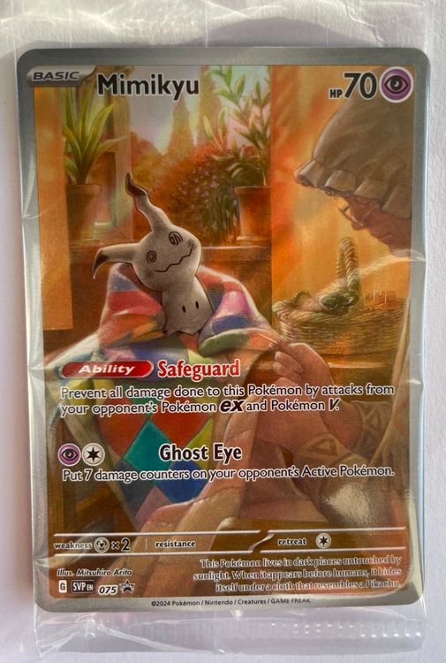 Mimikyu (SVP 075) SV Black Star Promos - Pokemon Karte | Kaufen auf Ricardo