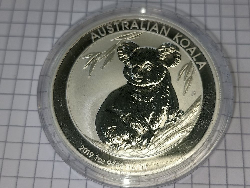 Queen KOALA 2019 1 UNZE OZ SILBERMÜNZE AUSTRALIEN SILBER (Gebraucht) in ...