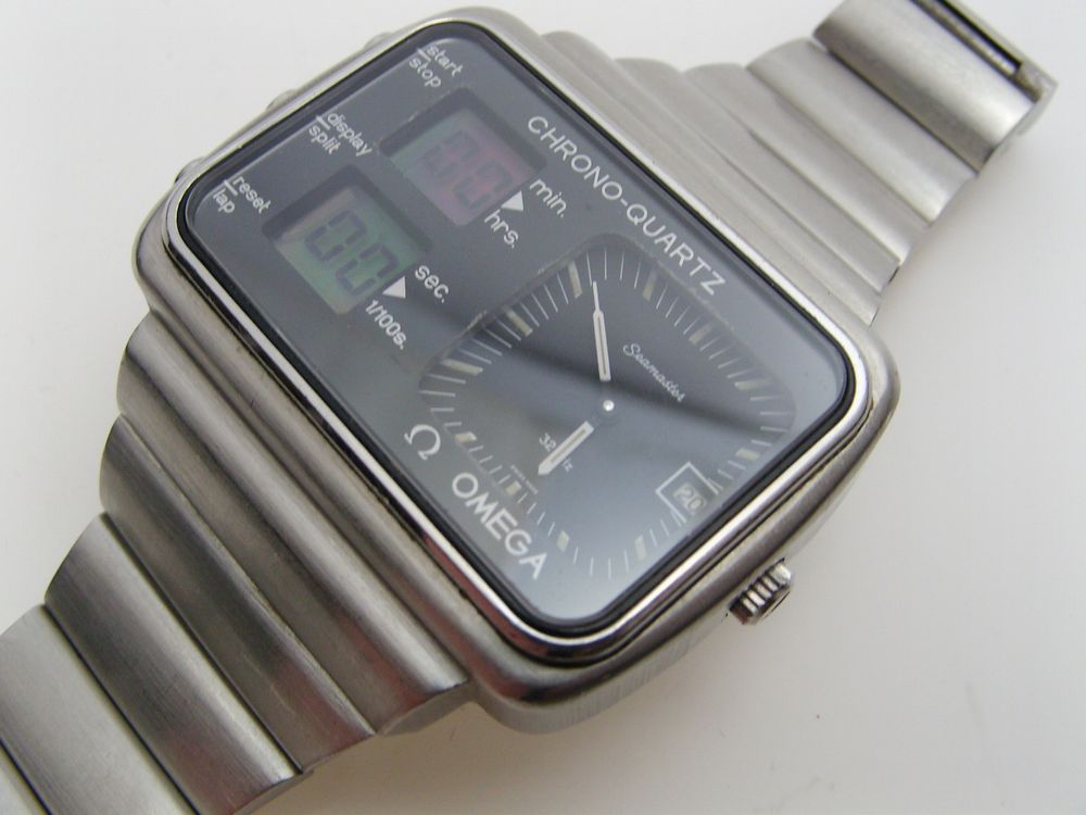 Tolle OMEGA Chrono-Quartz, Albatros 1976 Montreal Kal. 1611 (Gebraucht ...