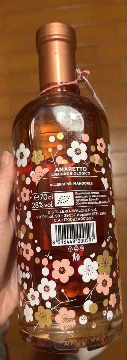 Amaretto Walcher Biologico - Liqueur artisanale (Neuf avec emballage d ...