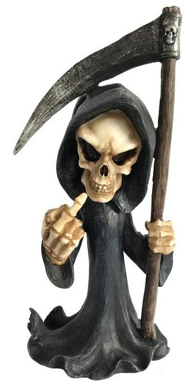 Schwarze Sensemann Figur (Neu (gemäss Beschreibung)) in Niederwangen ...