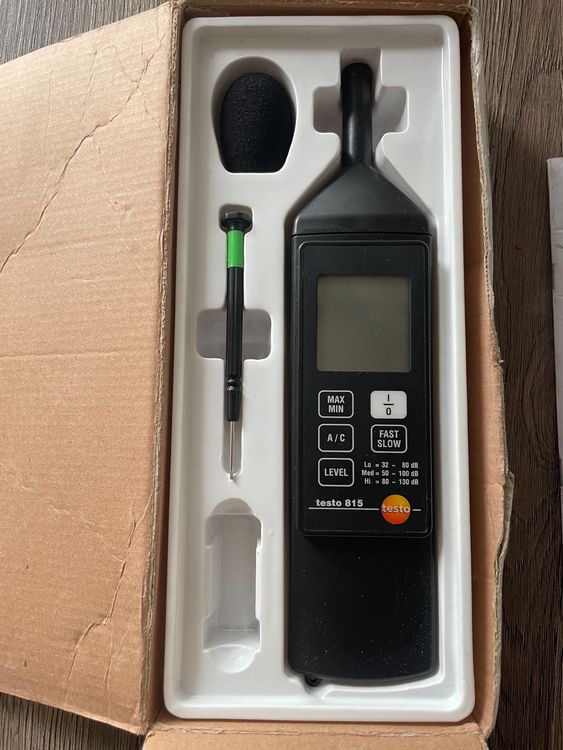 Testo 815 Schallpegelmessgerät (Gebraucht) in Weinfelden für CHF 80 ...