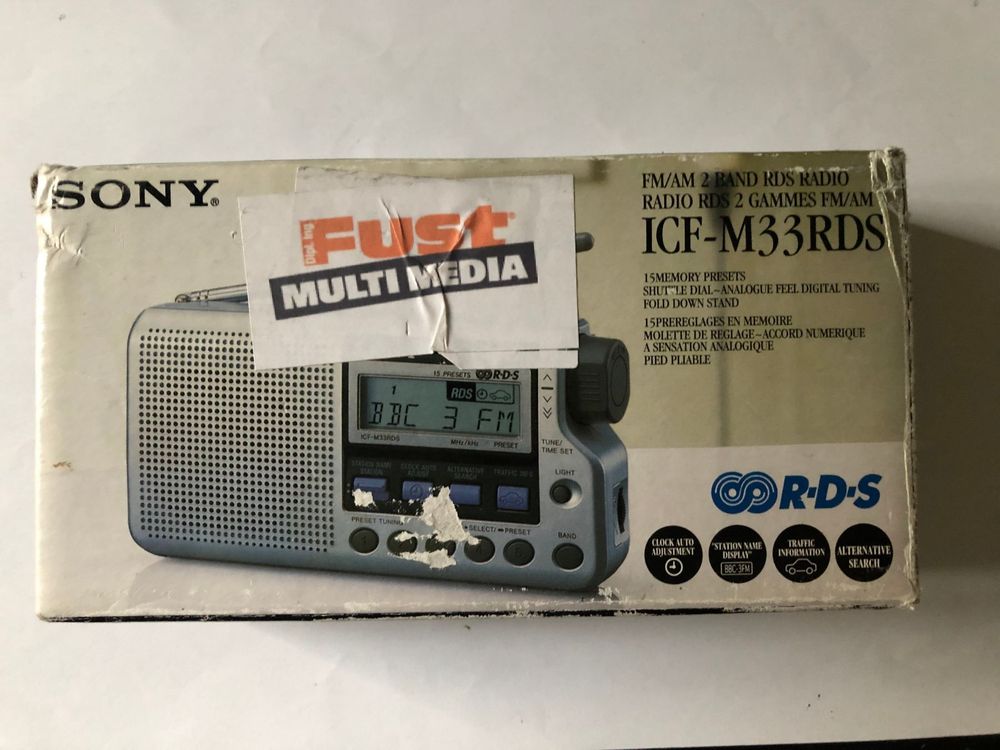 SONY RDS Radio ICF-M33RDS | Kaufen auf Ricardo