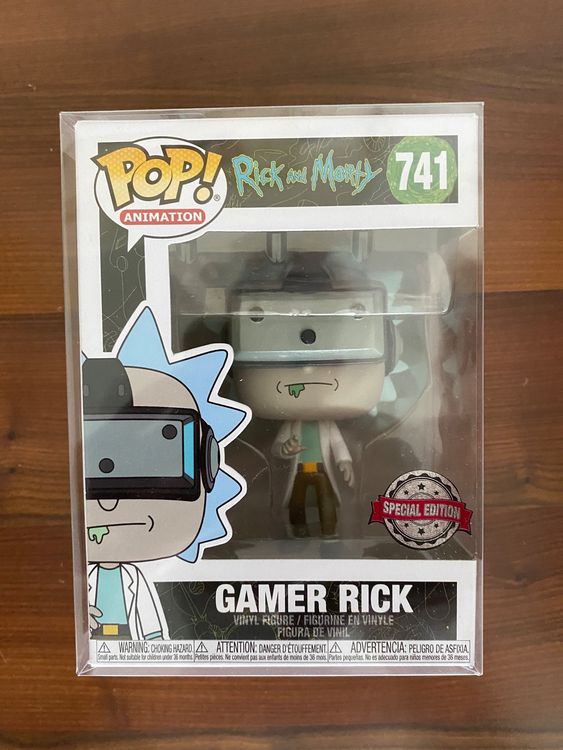 Funko Pop Gamer Rick - RICK AND MORTY (Neu und originalverpackt) in ...