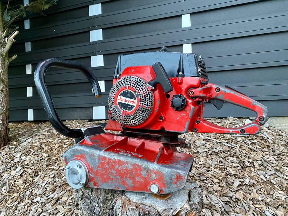 Biber Farros mit Jonsereds 90 Motorsäge Kettensäge Entrinder (Gebraucht ...