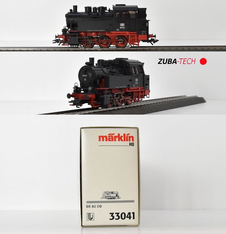 Märklin 33041 Dampflok BR 80 DB H0 WS Analog mit OVP (Gebraucht) in St. Gallen für CHF 40.1 ...