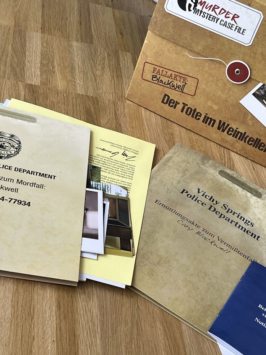 Murder Mystery Case File Der Tote im Weinkeller (Neu (gemäss ...