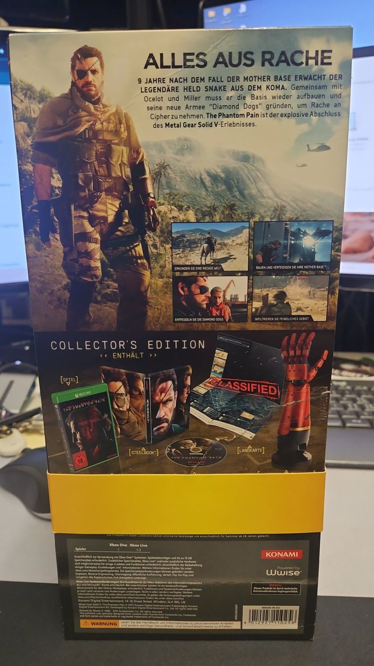 Xbox One Metal Gear Solid V: The Phantom Pain Edition (Neu und ...