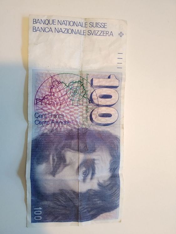 100.- Note alt (Gebraucht) in Galgenen für CHF 105 – mit Lieferung auf ...