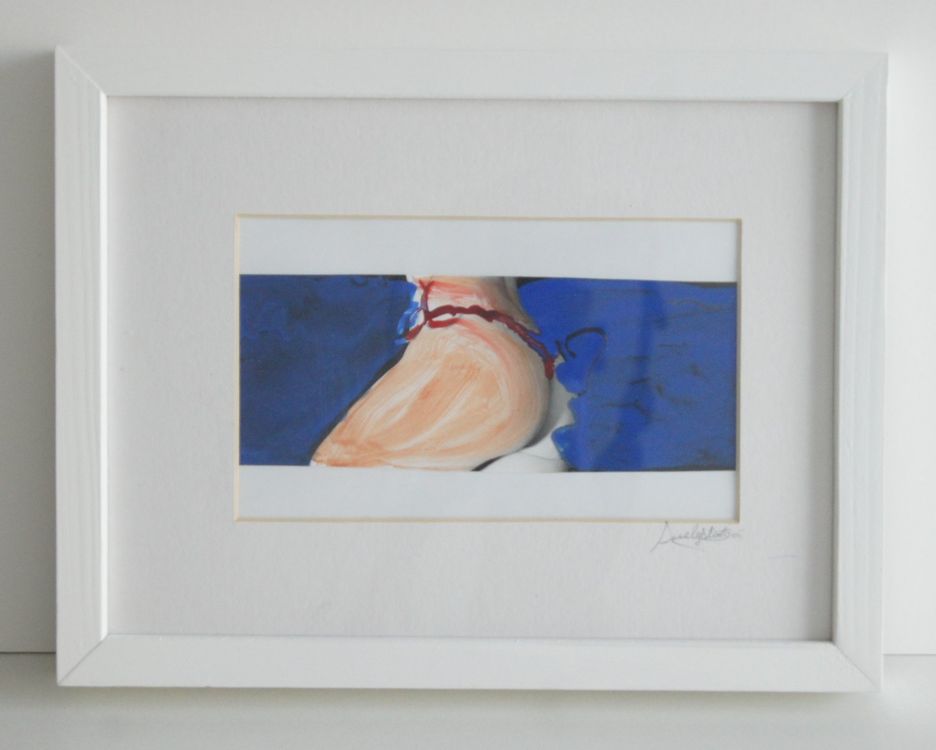 Foto-Aquarell: Blue background (Neu (gemäss Beschreibung)) in Fribourg für CHF 20 – mit ...