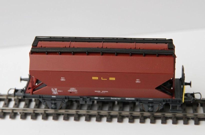 Roco H0 46245 Silowagen Tgpps der BLS in Originalverpackung (Gebraucht ...