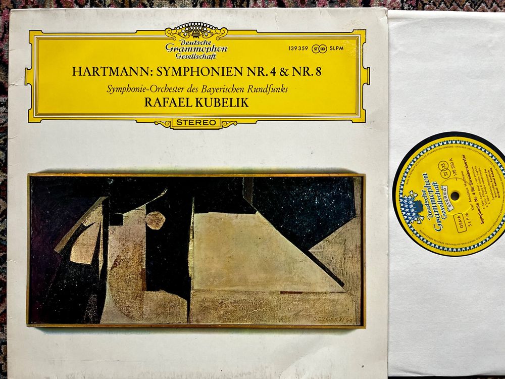 Hartmann Symphonien Nr. 4 & 8 Kubelik - LP ♪ GEWASCHEN | Kaufen auf Ricardo