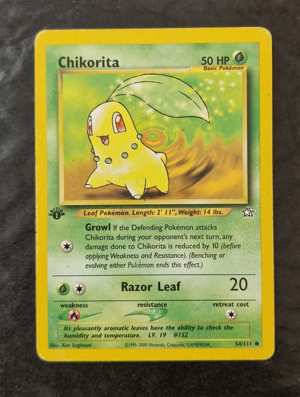 Chikorita [1st Edition] #54 – Pokémon Neo Genesis (Gebraucht) in ...