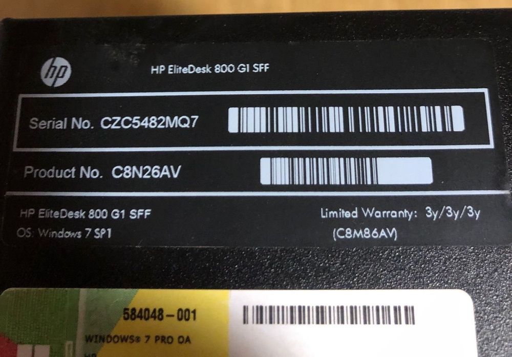 HP Elitedesk 800 G1 i5 SFF (Gebraucht) in Hallwil für CHF 59 – nur ...