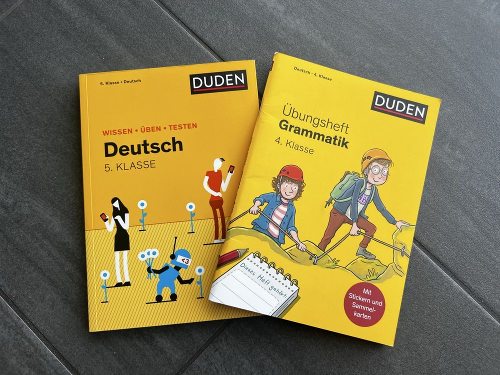 2 Deutschhefte Duden für 4. + 5. Klasse (Neu (gemäss Beschreibung)) in ...