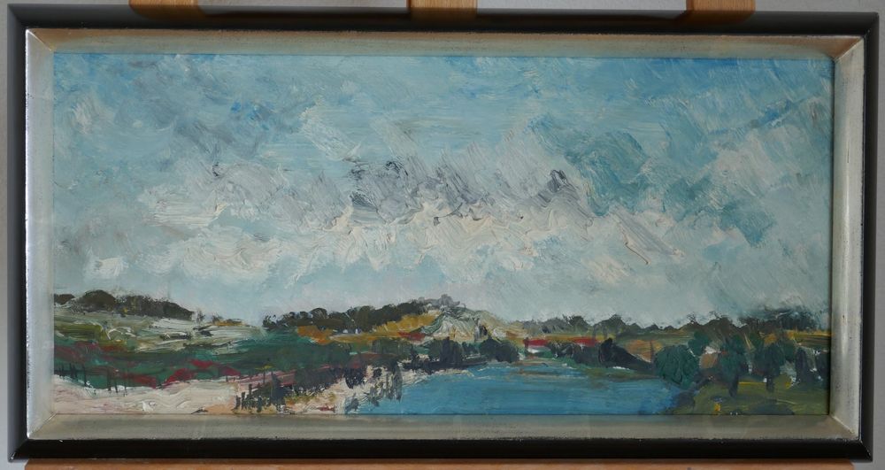 Seelandschaft mit Gewitterwolken (Leopold Häfliger?) (Gebraucht) in Thalwil für CHF 51 – nur ...
