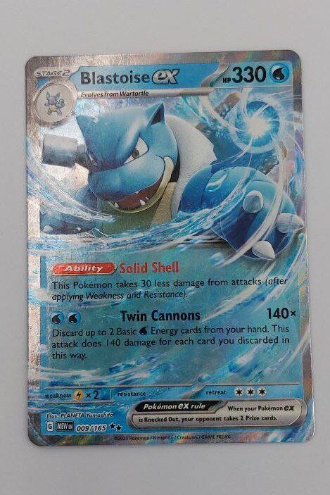 Blastoise ex (009/165 Set MEW 151) NM / ENG (Gebraucht) in COINTRIN für CHF 5.5 – mit Lieferung ...