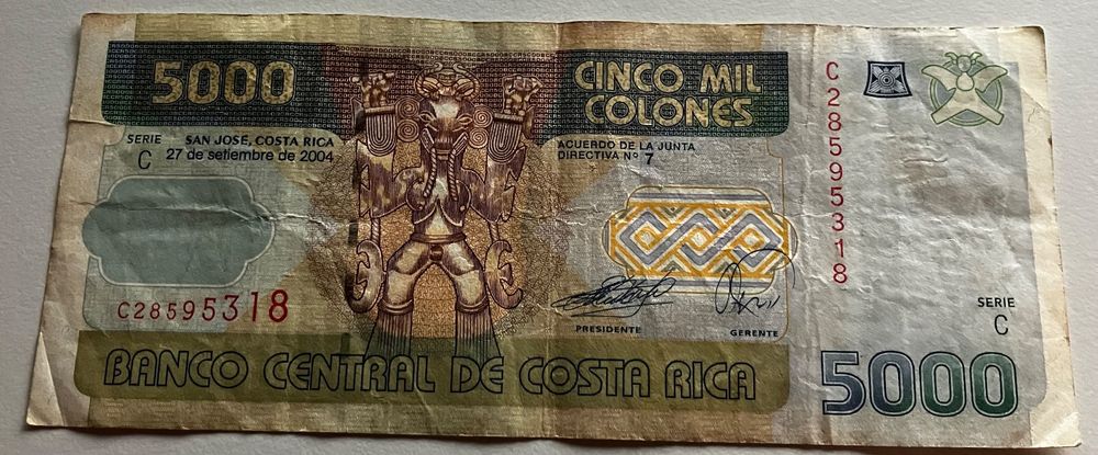 Costa Rica 5000 Colones 2004 | Kaufen auf Ricardo