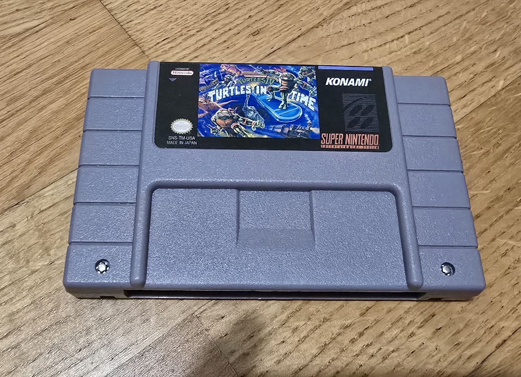 Jeu Super Nintendo : Les Tortues Ninja Turtles in Time FAKE (D'occasion ...