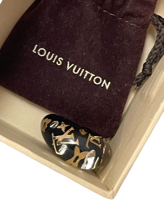 LOUIS VUITTON INCLUSION RING GR.M 53 BRAUN HINGUCKER + BOX (Gebraucht ...