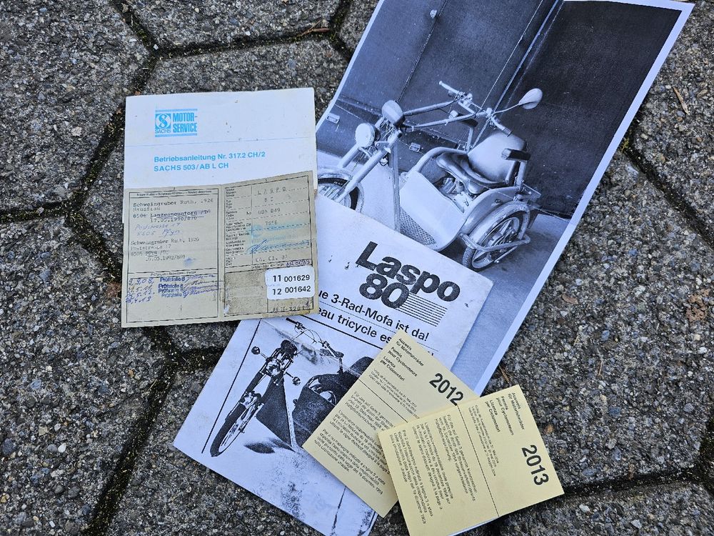 Ab 1chf Laspo 80 3 Rad Mofa Behinderten Mofa (Defekt) in Wynau für CHF ...