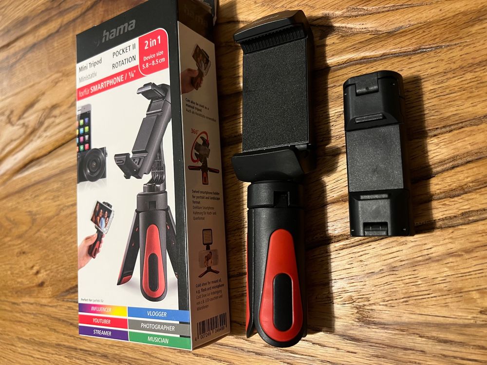 Hama Mini Tripod für das Handy in sehr gutem Zustand (Gebraucht) in ...