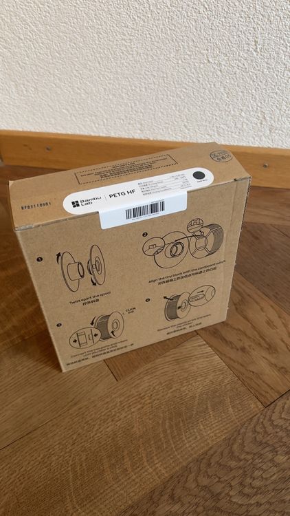 Bambu Lab PETG HF Filament - Dark Grey - Originalverpackt! (Neu und ...