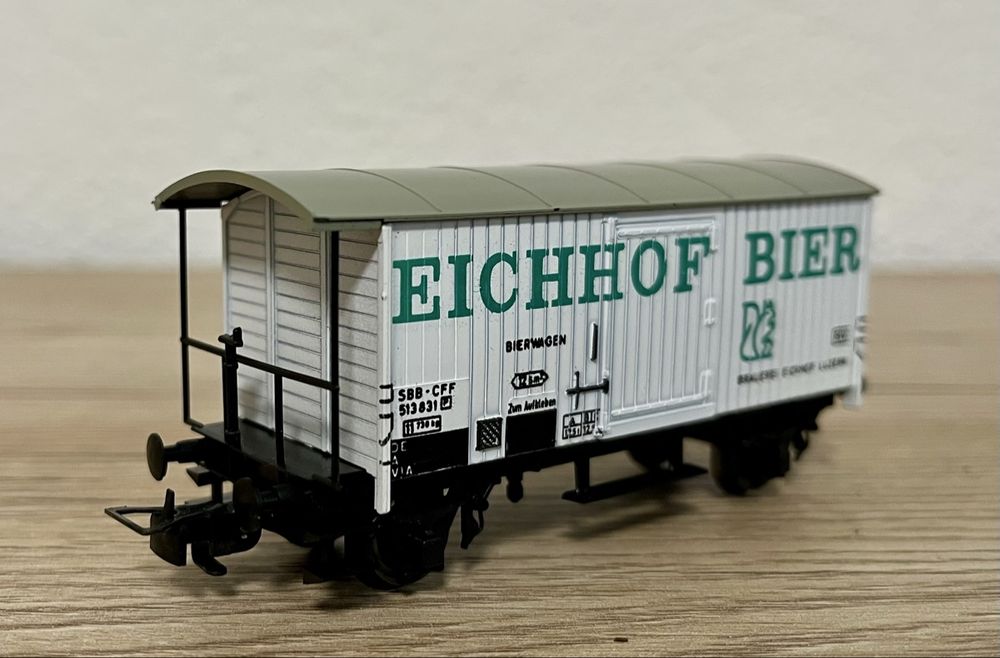 Liliput SBB Bierwagen 513831 "Eichhof Bier" (Gebraucht) in Lyss für CHF ...